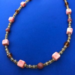 Jewelry | Tan Beaded Necklace | Poshmark